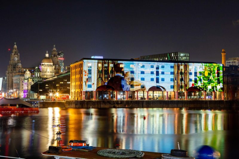 Royal Albert Dock - Double Take Projections